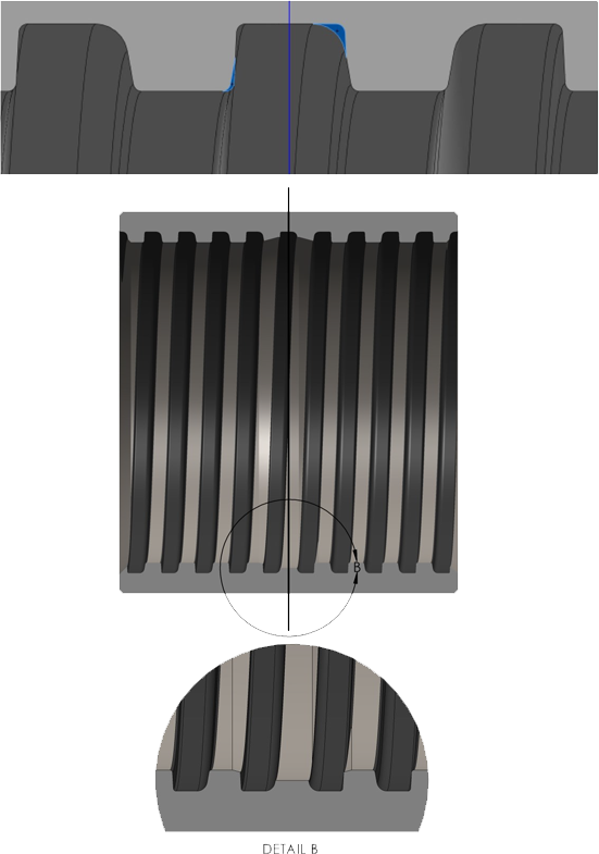 BK Patented Anti Rotation Feature - Precision Couplings LLC